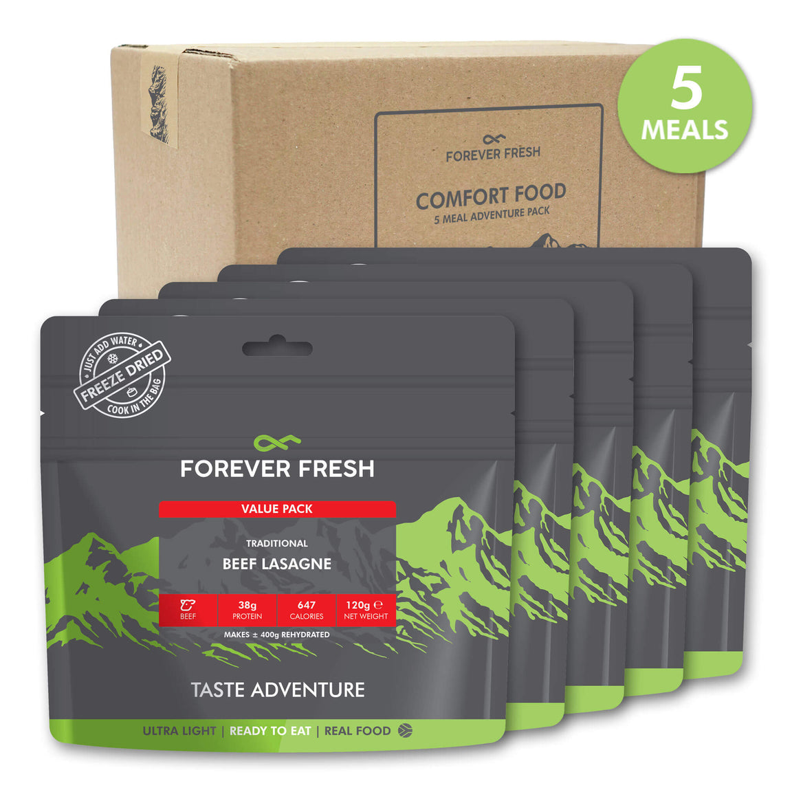 Freeze-Dried Adventure Food Packs for Hiking & Camping- Buy Online ...